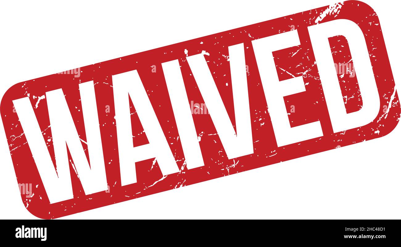 Waived stamp hi-res stock photography and images - Alamy