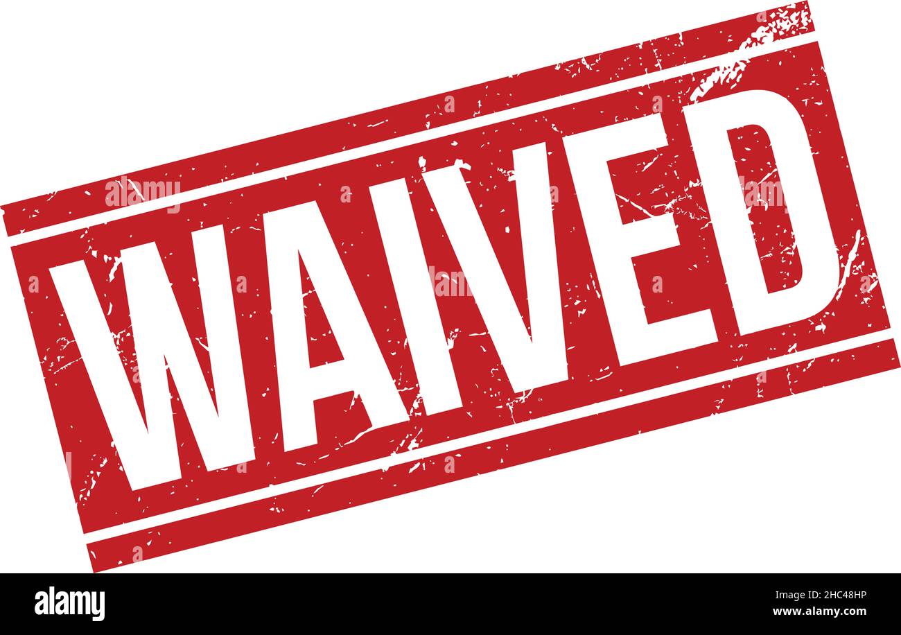 Waived stamp hi-res stock photography and images - Alamy