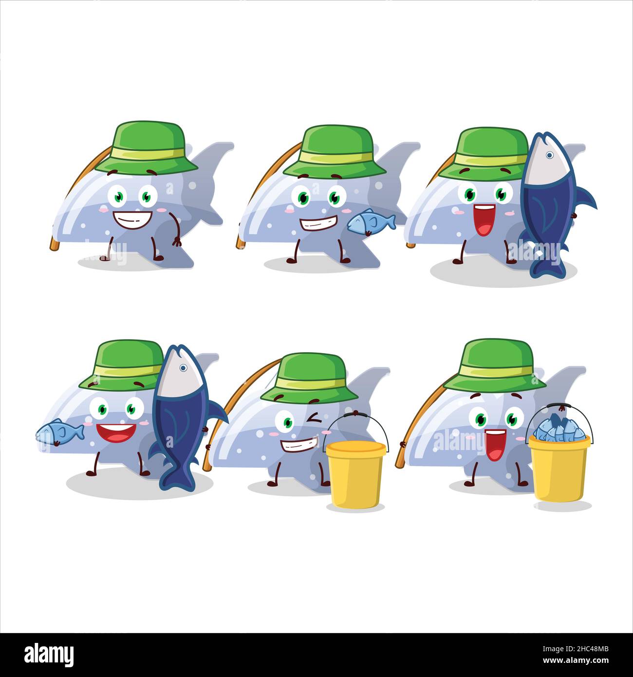 A fisherman plane blue gummy candy cartoon picture catch a big fish ...