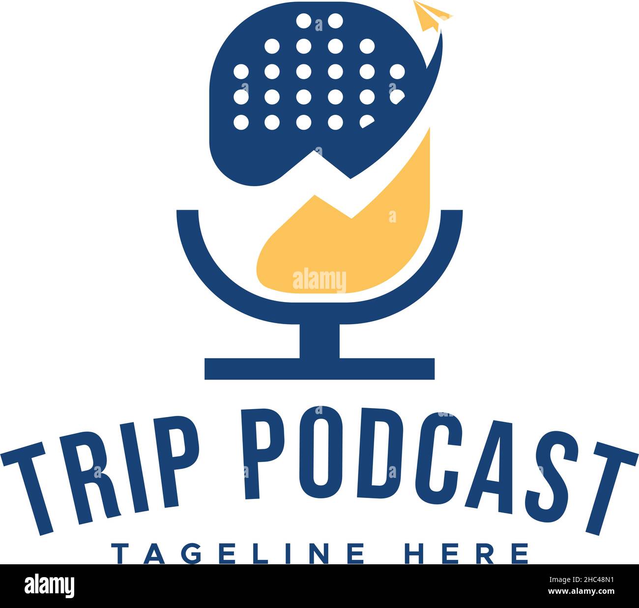 Modern colorful TRIP PODCAST info logo design Stock Vector Image & Art ...