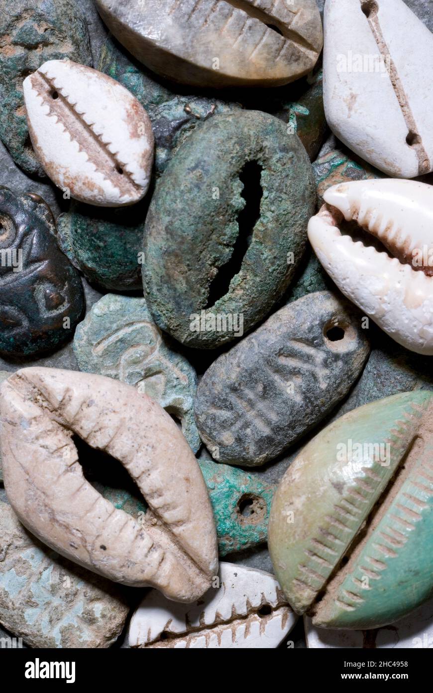 Ancient Chinese Cowrie Shell & Imitations Stock Photo - Alamy