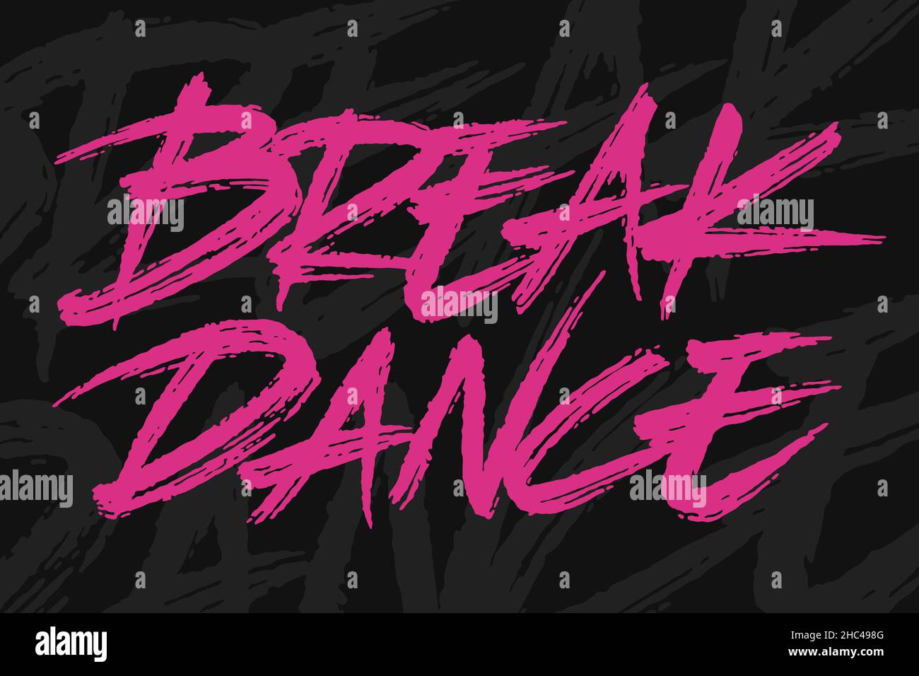 Breakdance vector lettering Stock Vector Image & Art - Alamy