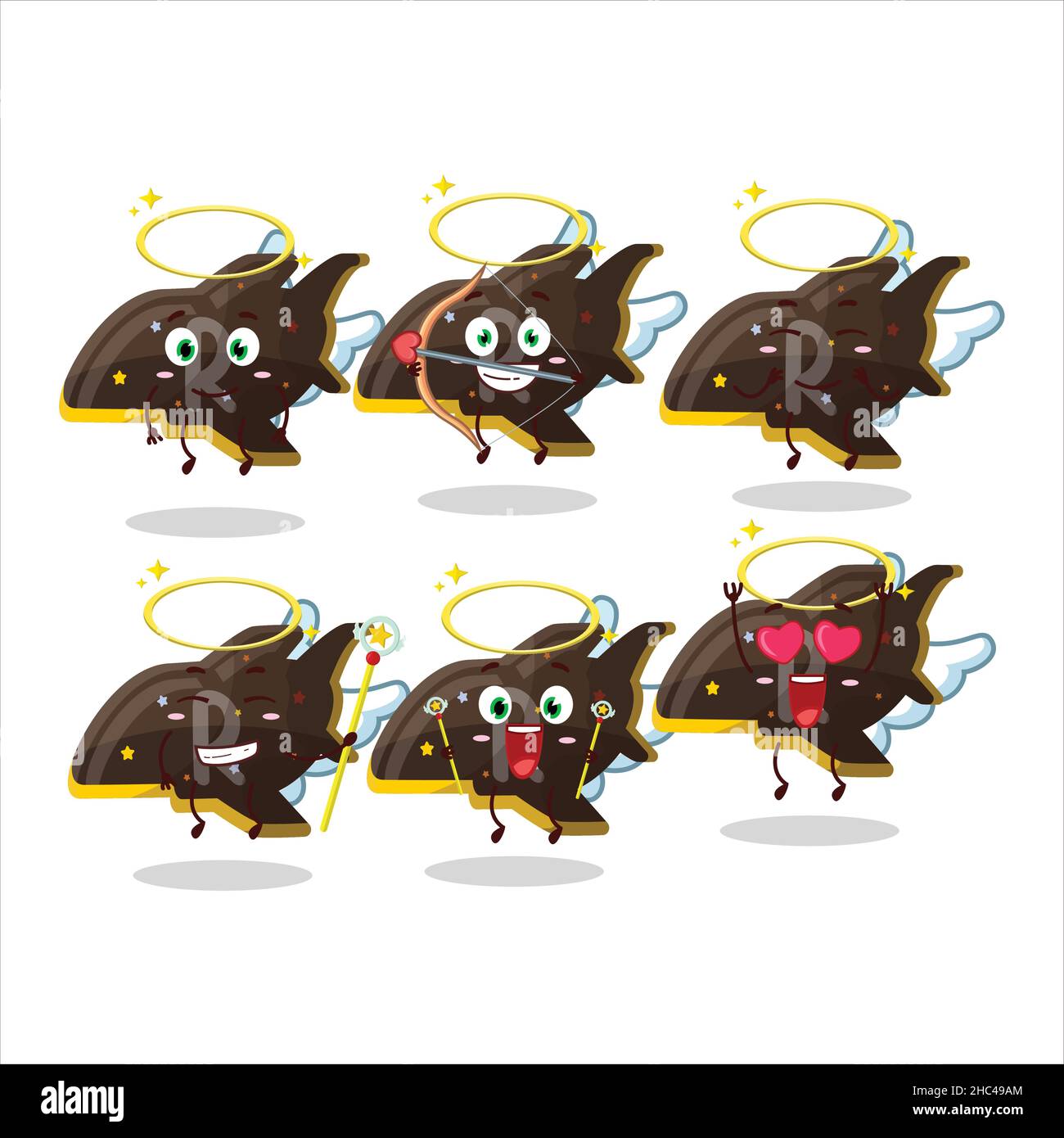 Plane Chocolate Gummy Candy Cartoon Designs As A Cute Angel Character