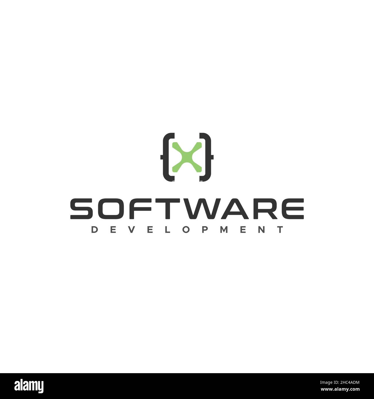 Modern design colorful SOFTWARE system logo design Stock Vector Image ...