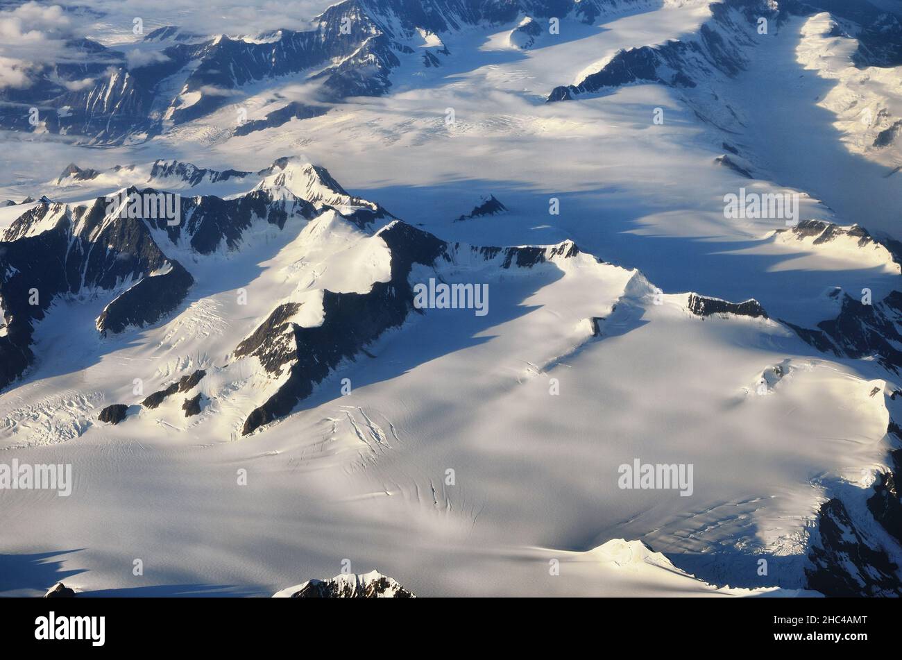 Aerial view sharp mountain hi-res stock photography and images - Alamy