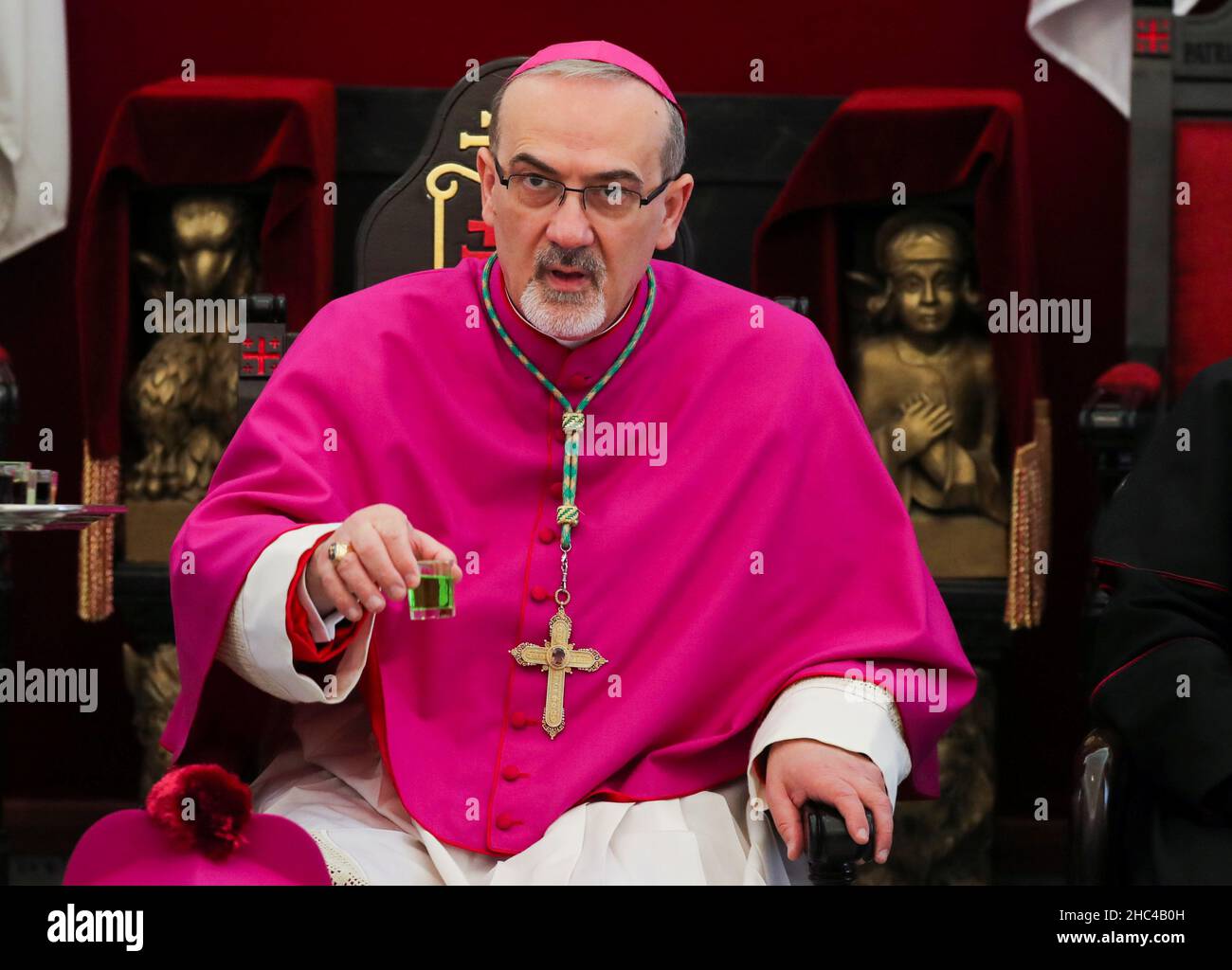 Latin patriarch of jerusalem hi-res stock photography and images - Alamy