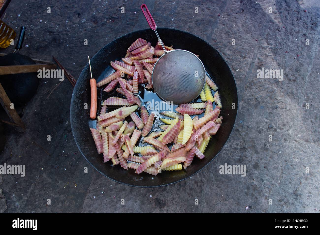 February 2019. Dali, China. Street cooked food Stock Photo - Alamy