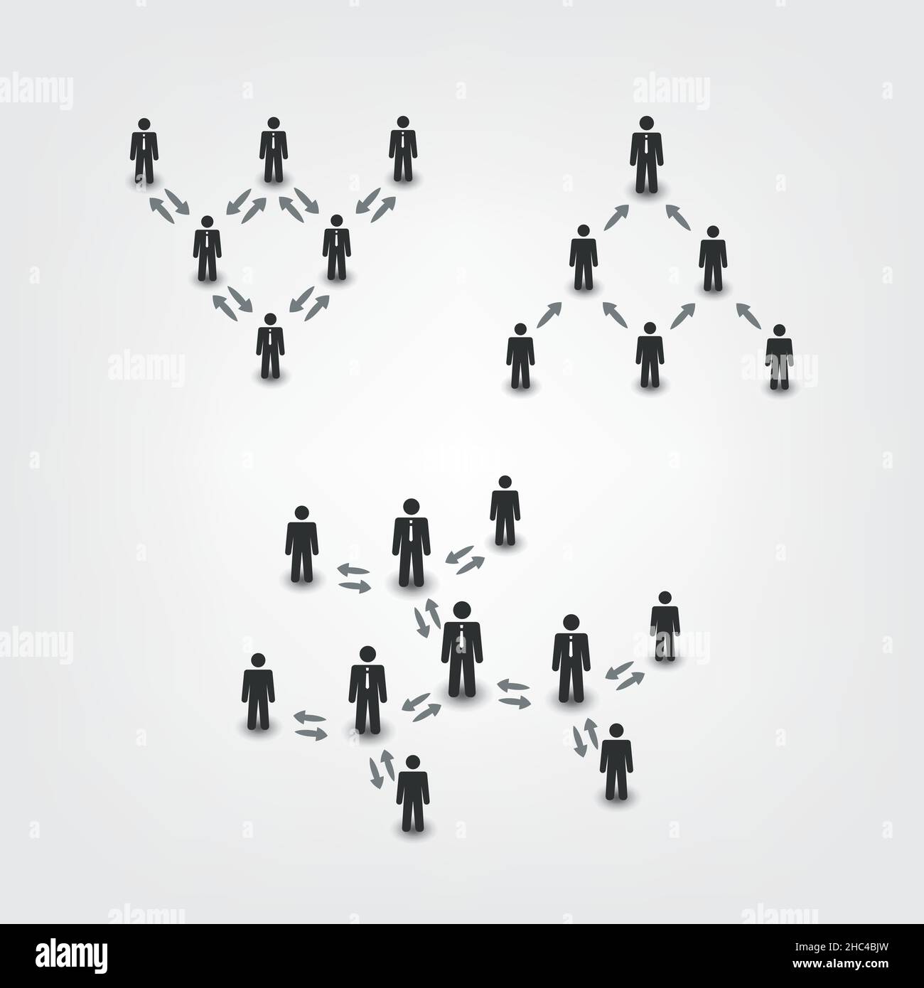 Networks, Connections: Social, Business, Leader Icons - Pyramid Stock ...