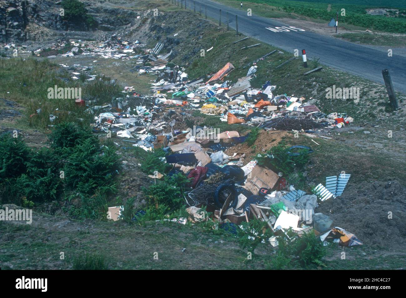 Rubbish in layby hi-res stock photography and images - Alamy