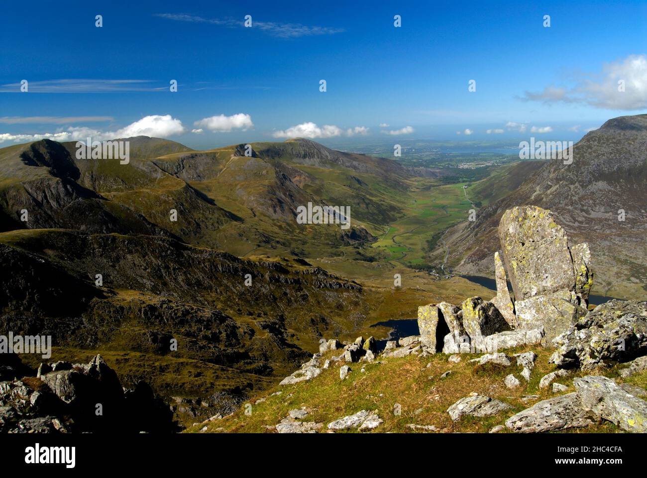 The Nant Ffrancon Valley, Snowdonia Stock Photo - Alamy