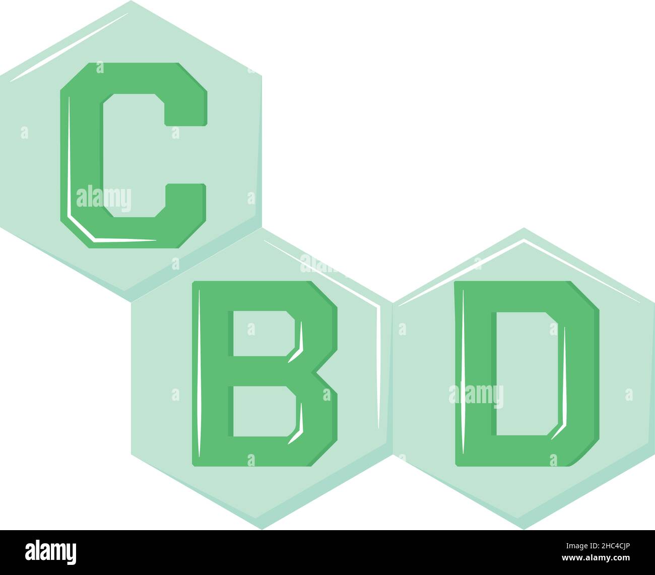 Cannabidiol formula Stock Vector Images - Alamy