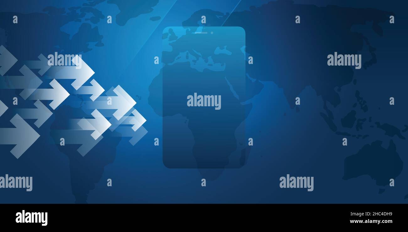 World map arrows hi-res stock photography and images - Alamy