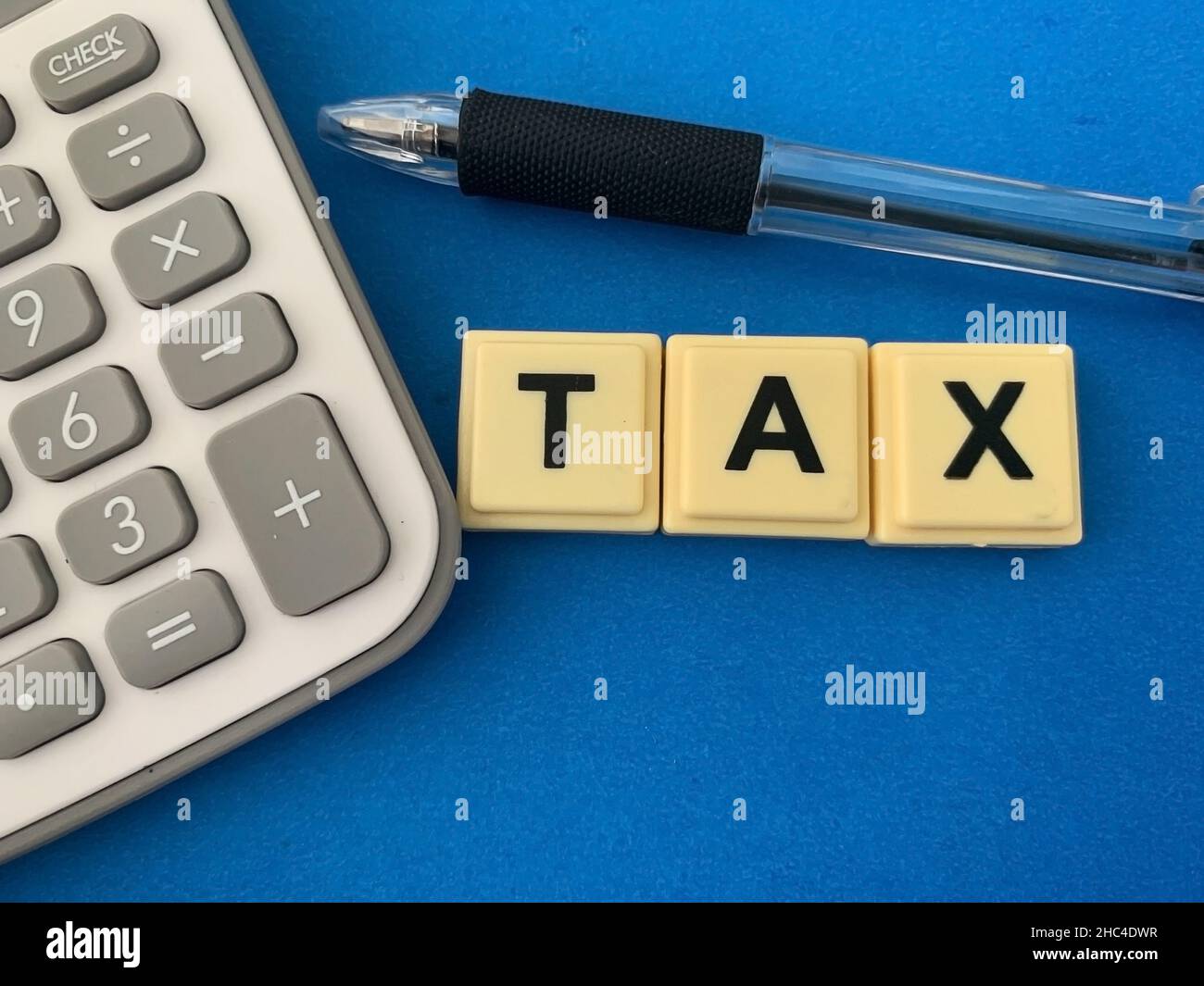 Income tax act calculator hi-res stock photography and images - Alamy