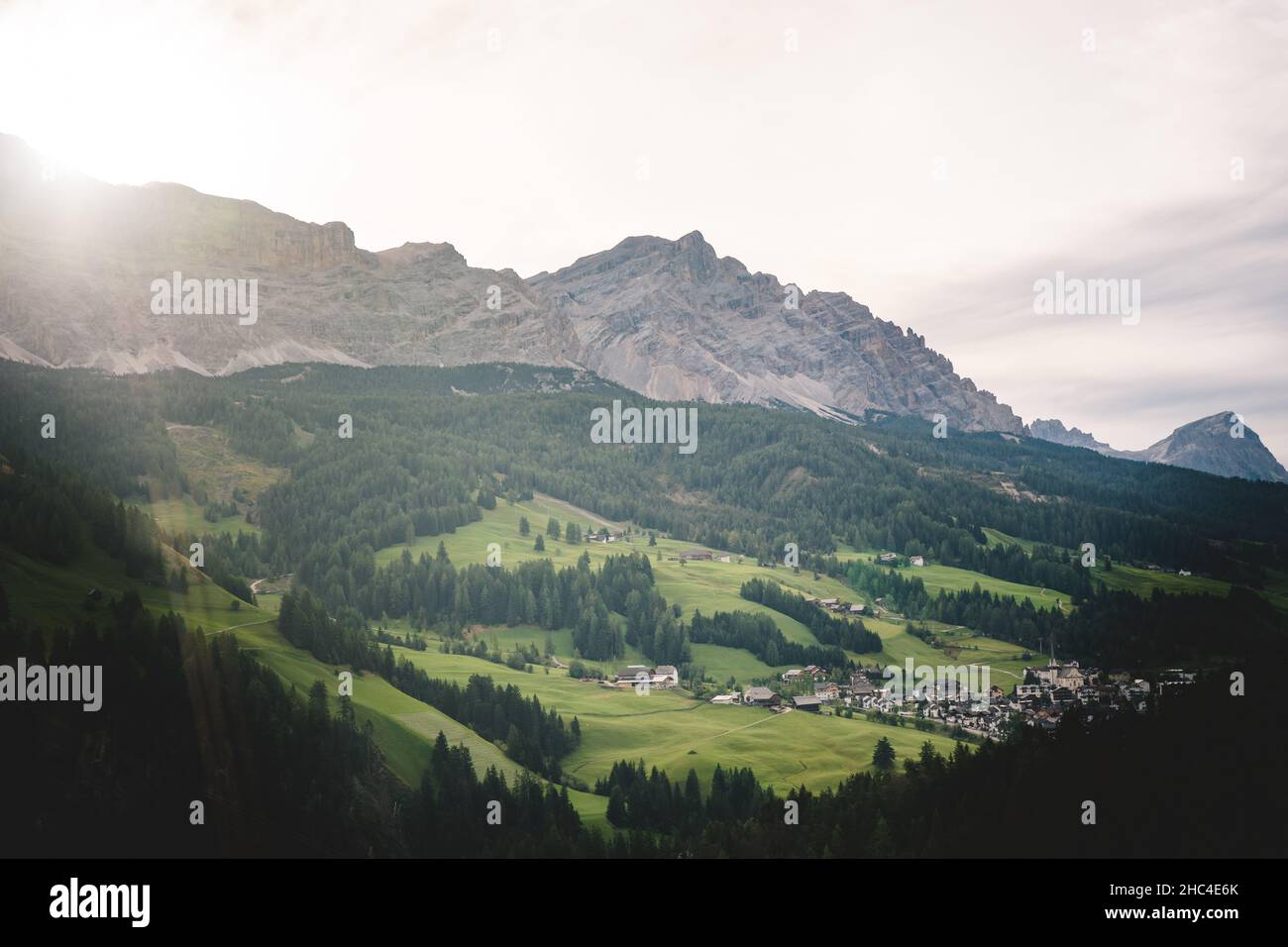 Aerial drone summer panorama dolomites hi-res stock photography and ...