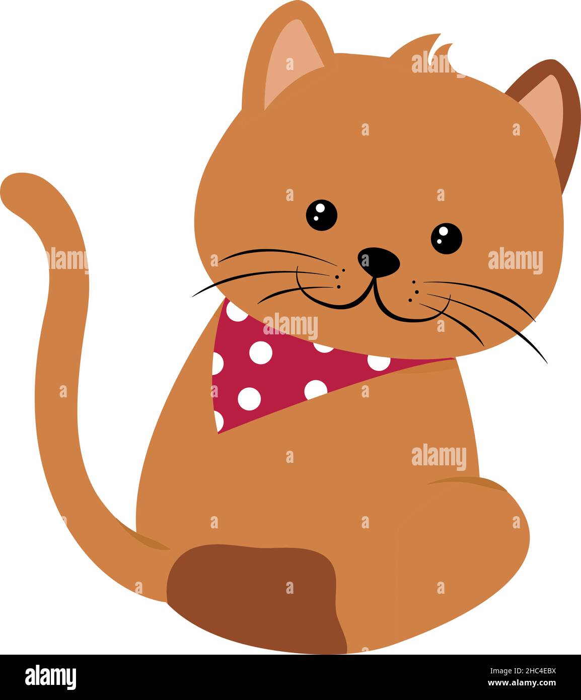 cute little cat Stock Vector Image & Art - Alamy