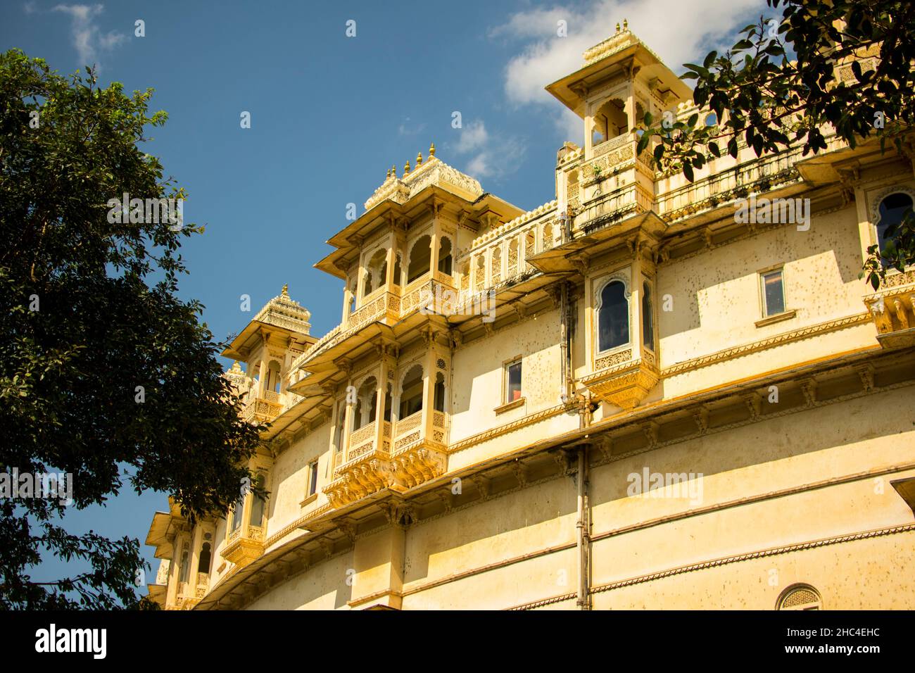 the beautiful architecture of udaipur city palace Stock Photo - Alamy