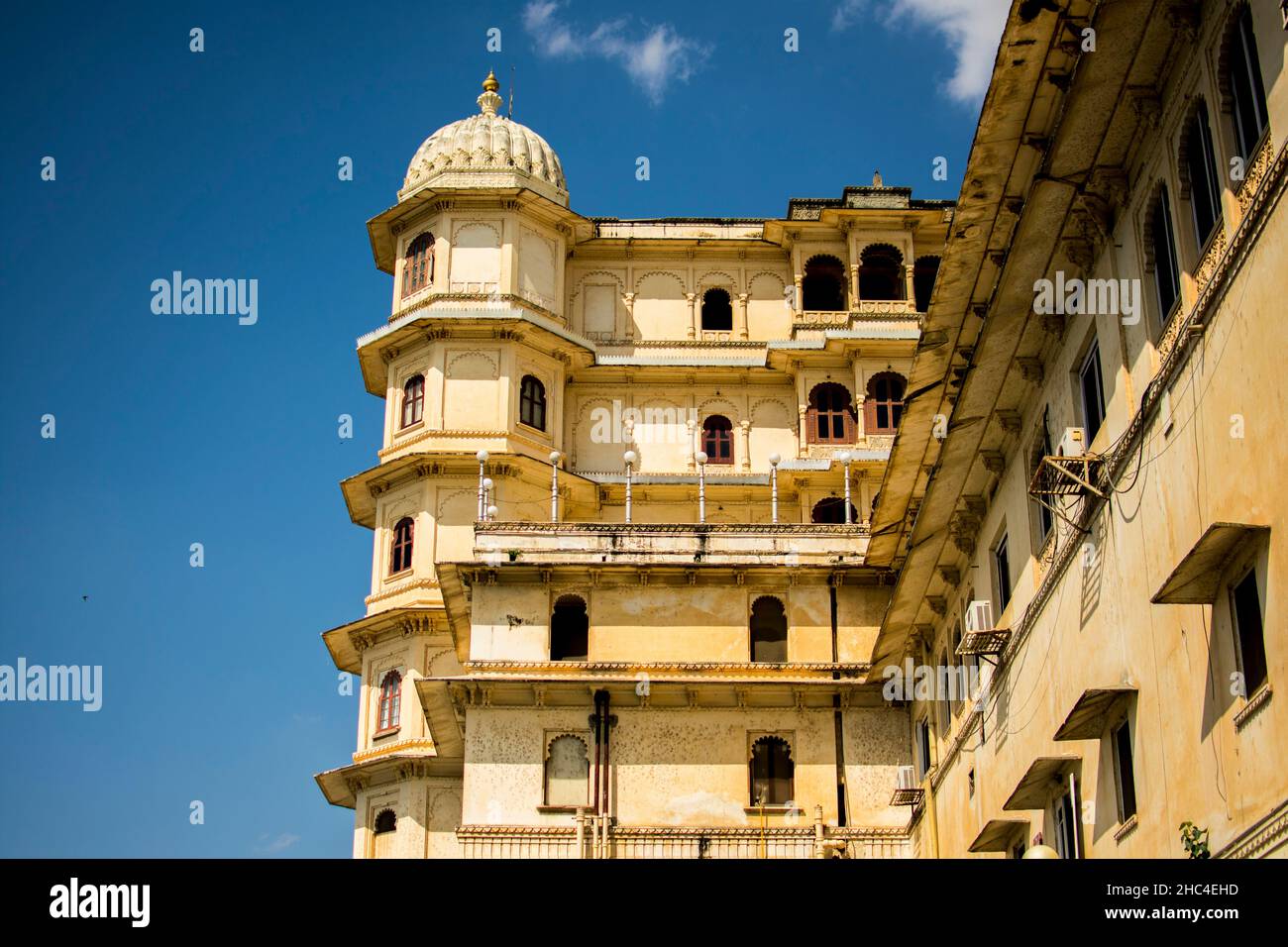 the beautiful architecture of udaipur city palace Stock Photo - Alamy