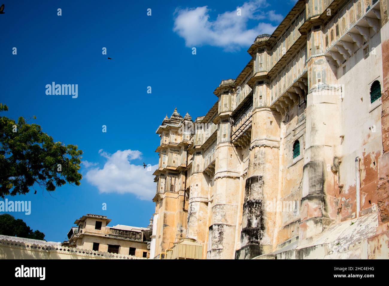the beautiful architecture of udaipur city palace Stock Photo - Alamy
