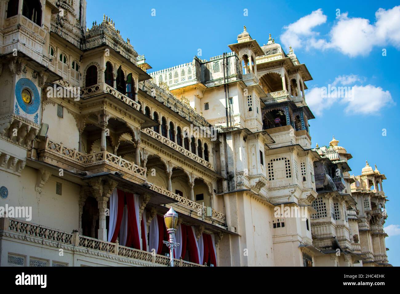 the beautiful architecture of udaipur city palace Stock Photo - Alamy