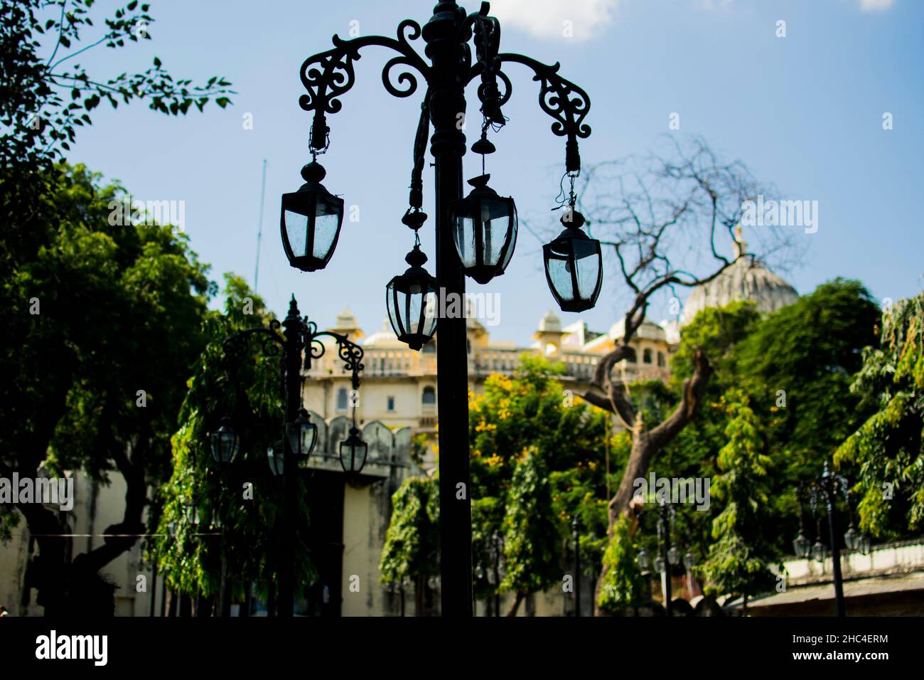 the beautiful architecture of udaipur city palace Stock Photo - Alamy