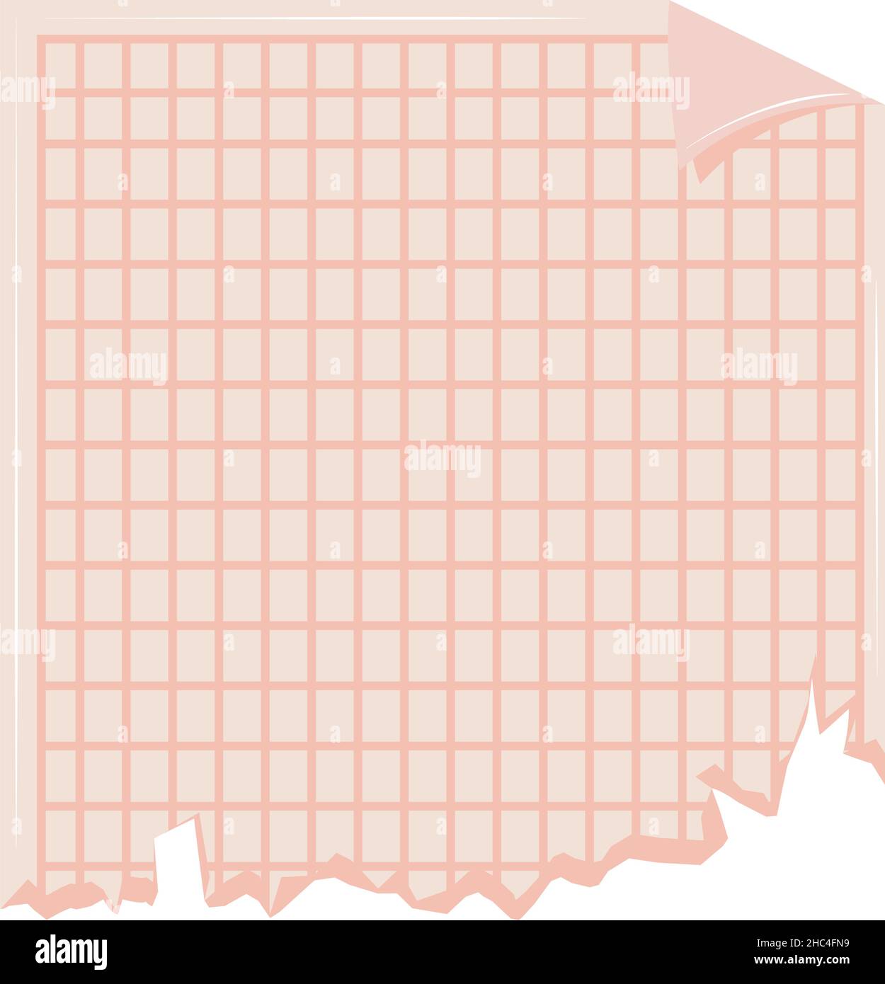 torn graph paper Stock Vector Image & Art - Alamy