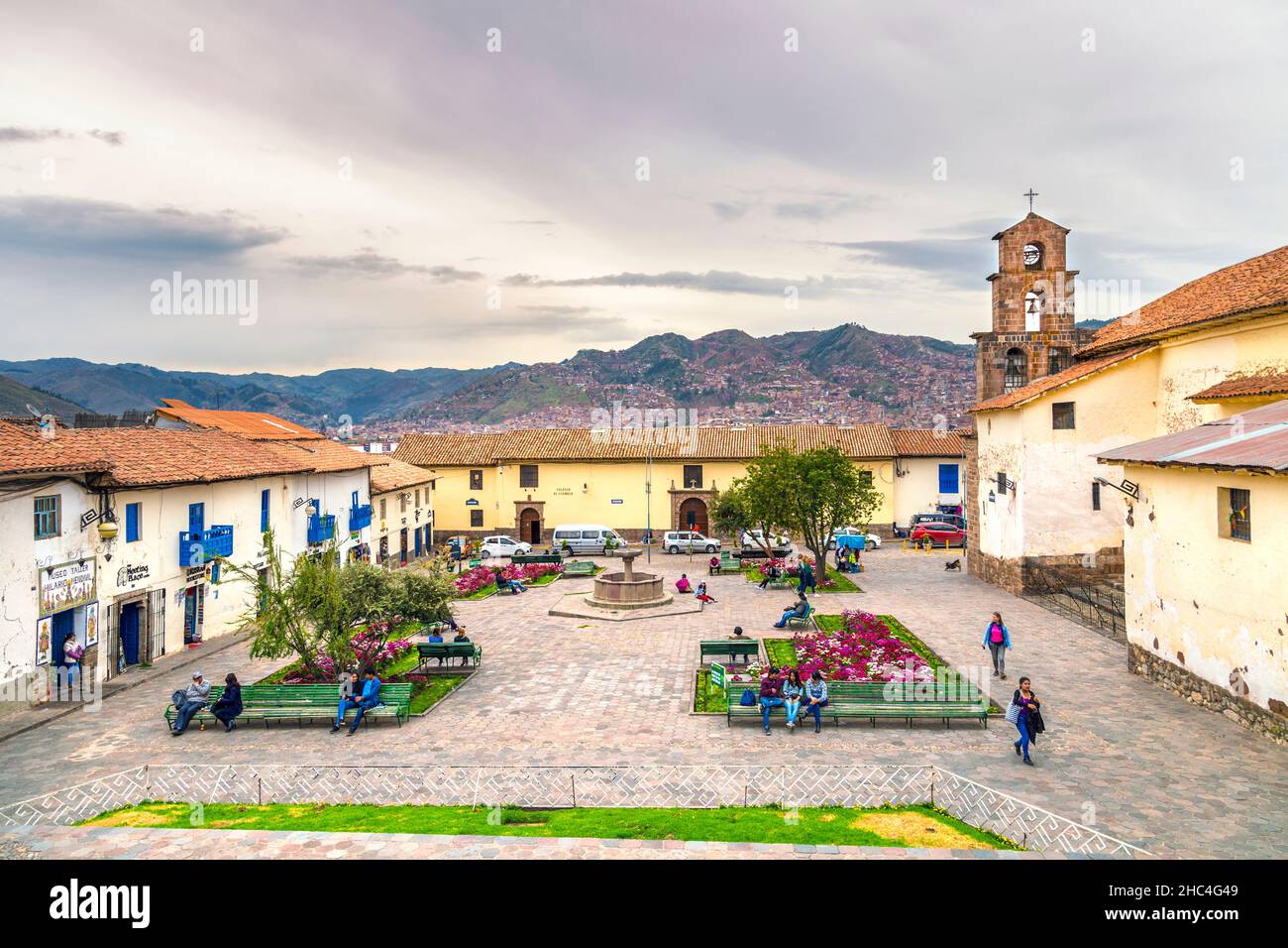 San Blas Square, Cusco, Peru Stock Photo - Alamy San Blas Square, Cusco, Peru Stock Photo - Alamy