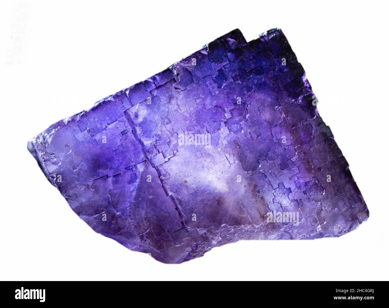 fluorite mineral specimen stone rock geology gem crystal Stock Photo ...