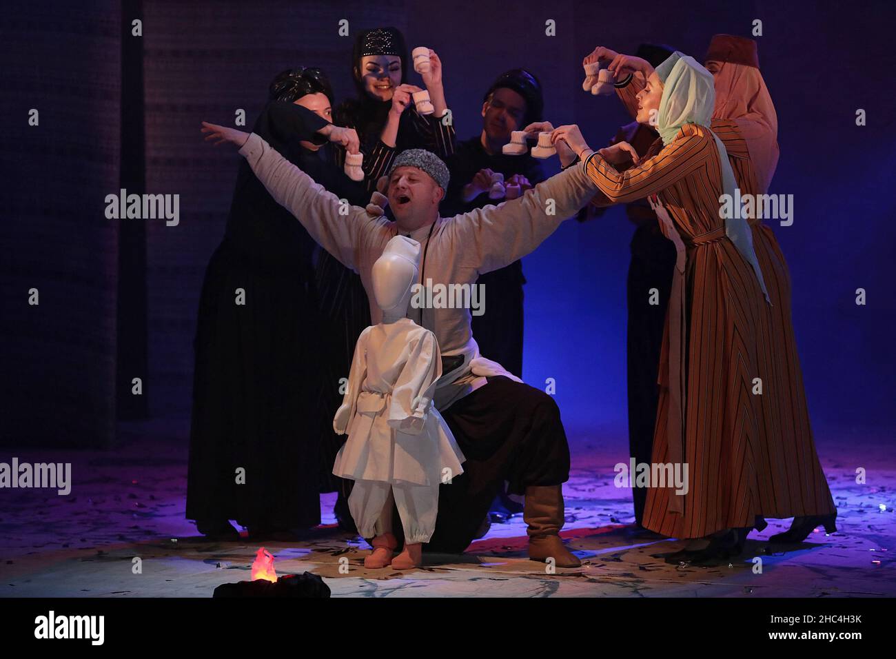 KYIV, UKRAINE - DECEMBER 21, 2021 - The Legends of Bakhchysarai play ...