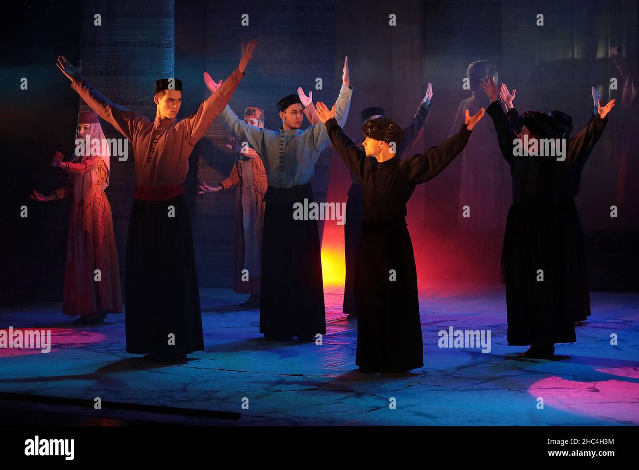 KYIV, UKRAINE - DECEMBER 21, 2021 - The Legends of Bakhchysarai play ...