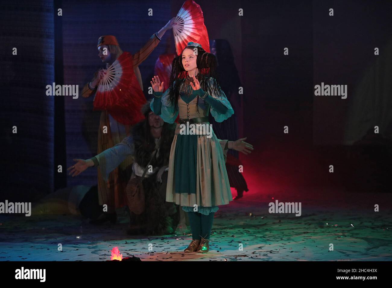 KYIV, UKRAINE - DECEMBER 21, 2021 - The Legends of Bakhchysarai play ...