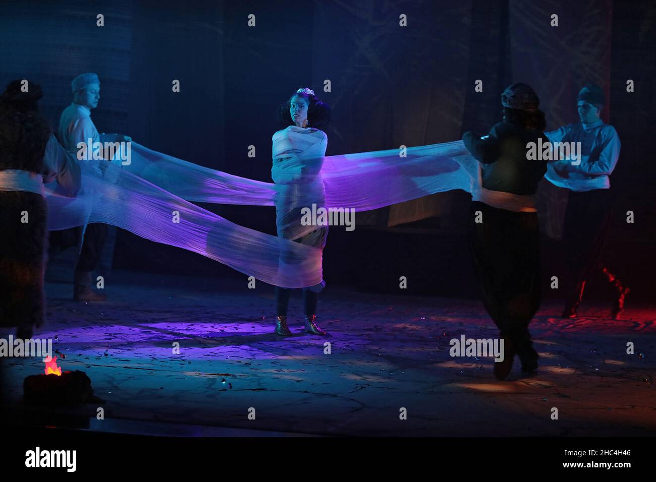 KYIV, UKRAINE - DECEMBER 21, 2021 - The Legends of Bakhchysarai play ...