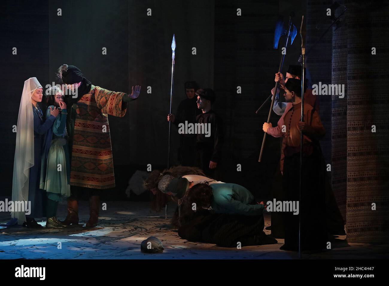 KYIV, UKRAINE - DECEMBER 21, 2021 - The Legends of Bakhchysarai play ...