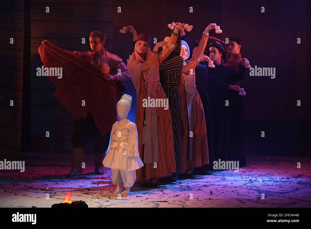 KYIV, UKRAINE - DECEMBER 21, 2021 - The Legends of Bakhchysarai play ...