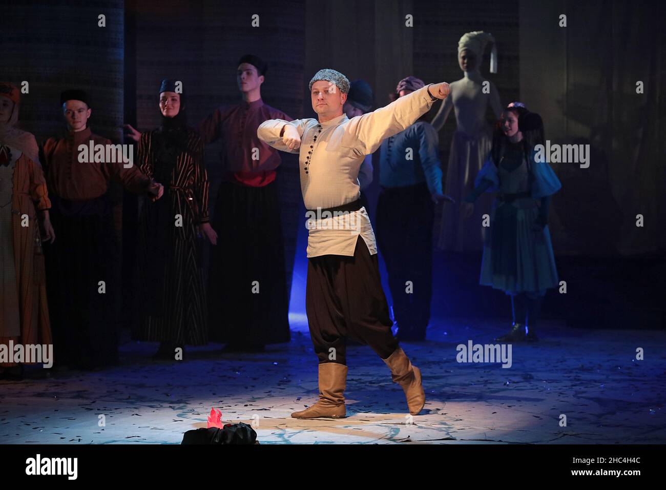 KYIV, UKRAINE - DECEMBER 21, 2021 - The Legends of Bakhchysarai play ...