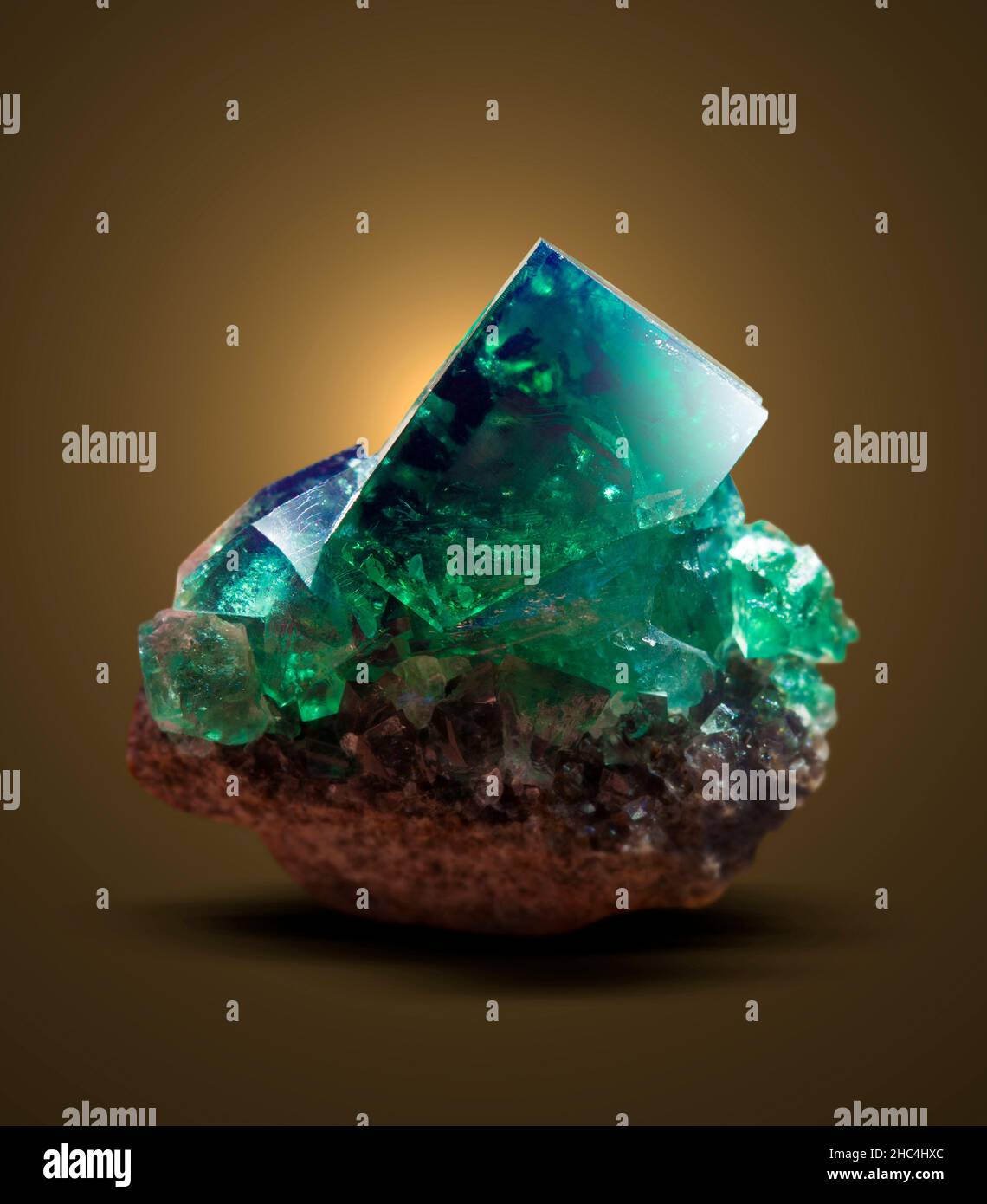 fluorite mineral specimen stone rock geology gem crystal Stock Photo ...