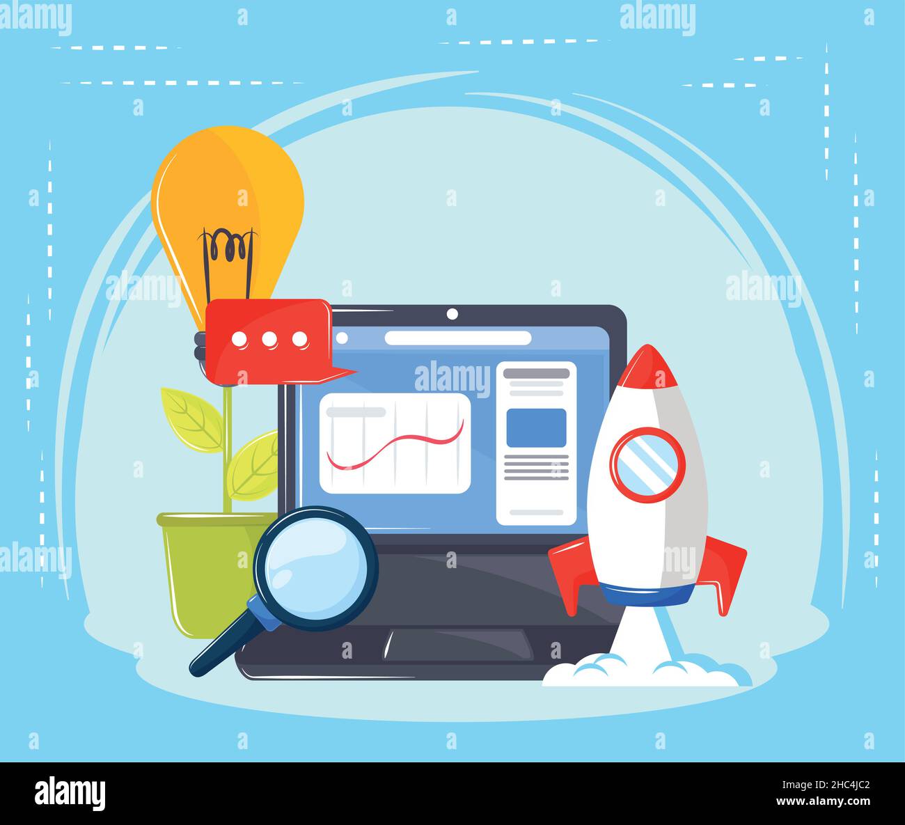 startup new business Stock Vector Image & Art - Alamy