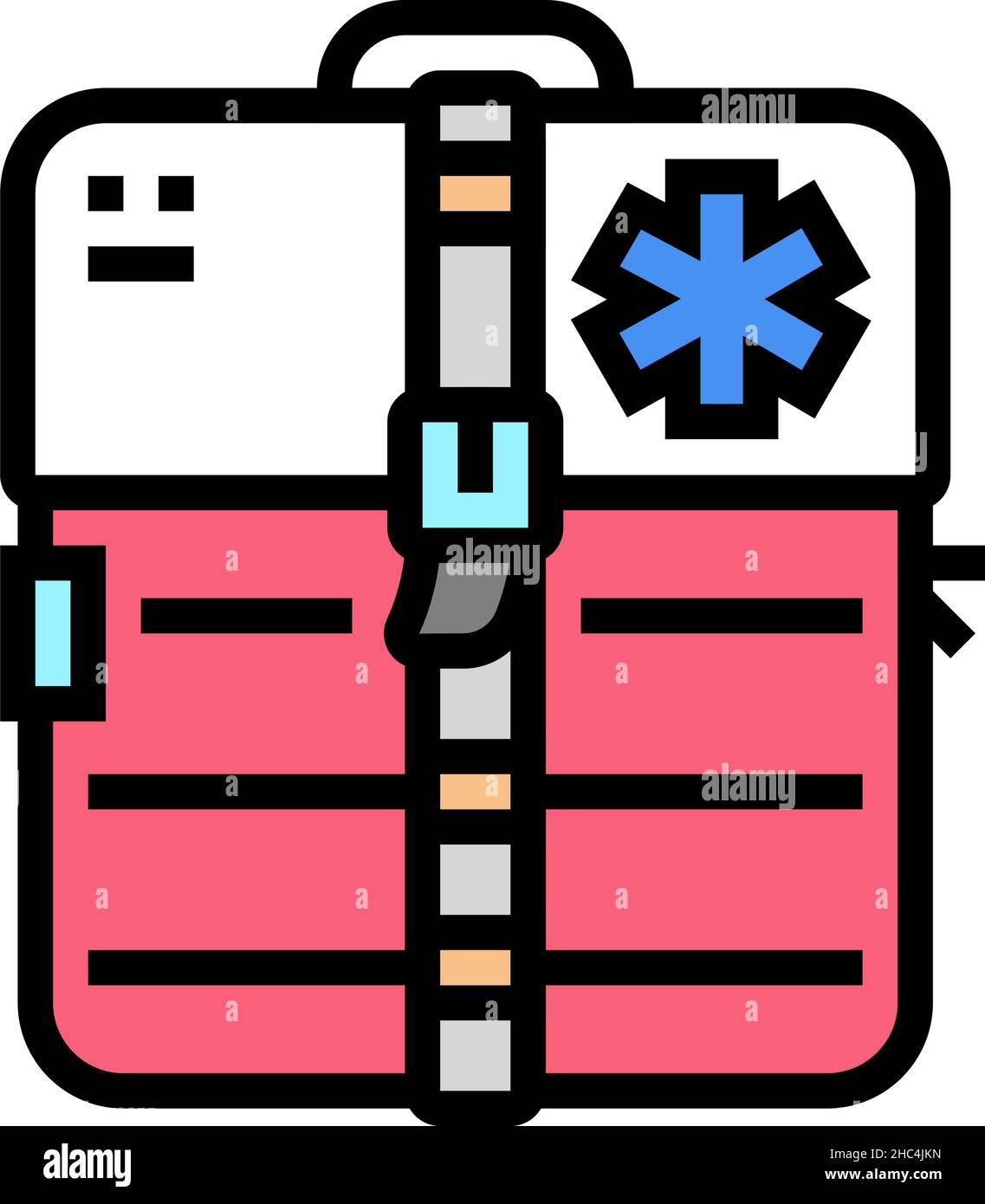 medical kit color icon vector illustration Stock Vector Image & Art - Alamy