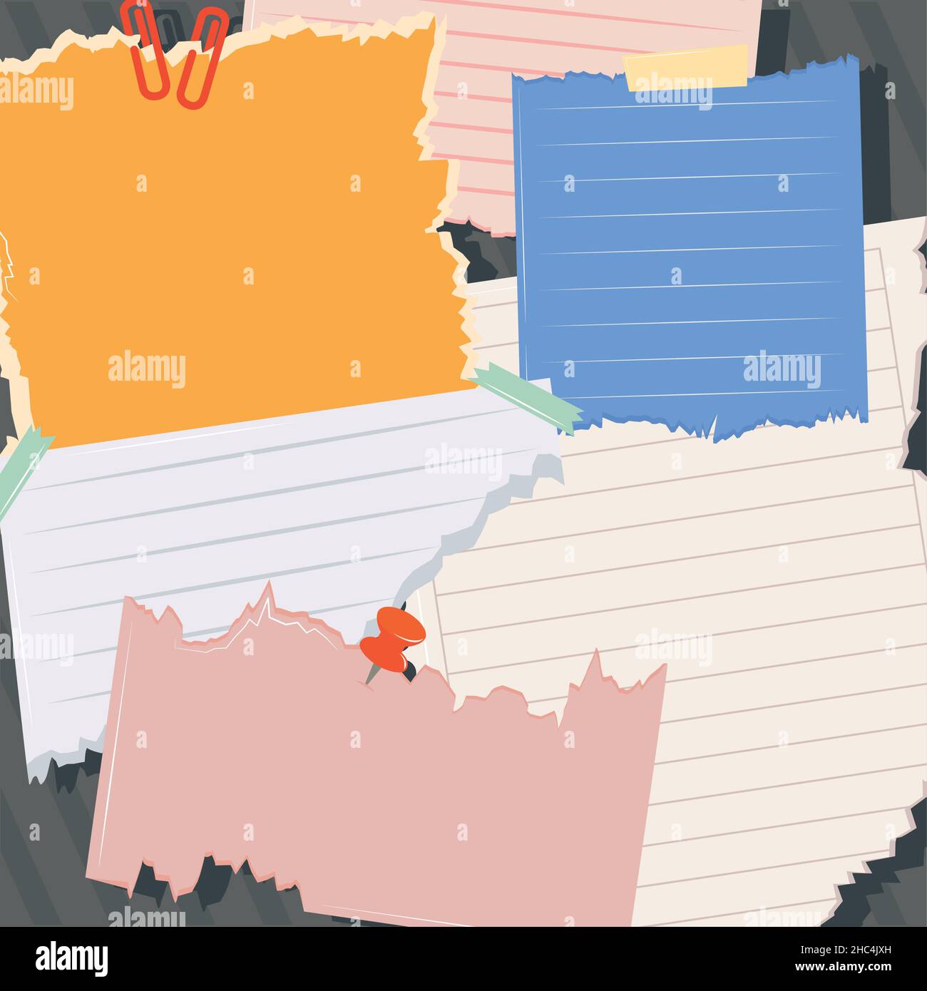 many torn paper Stock Vector Image & Art - Alamy