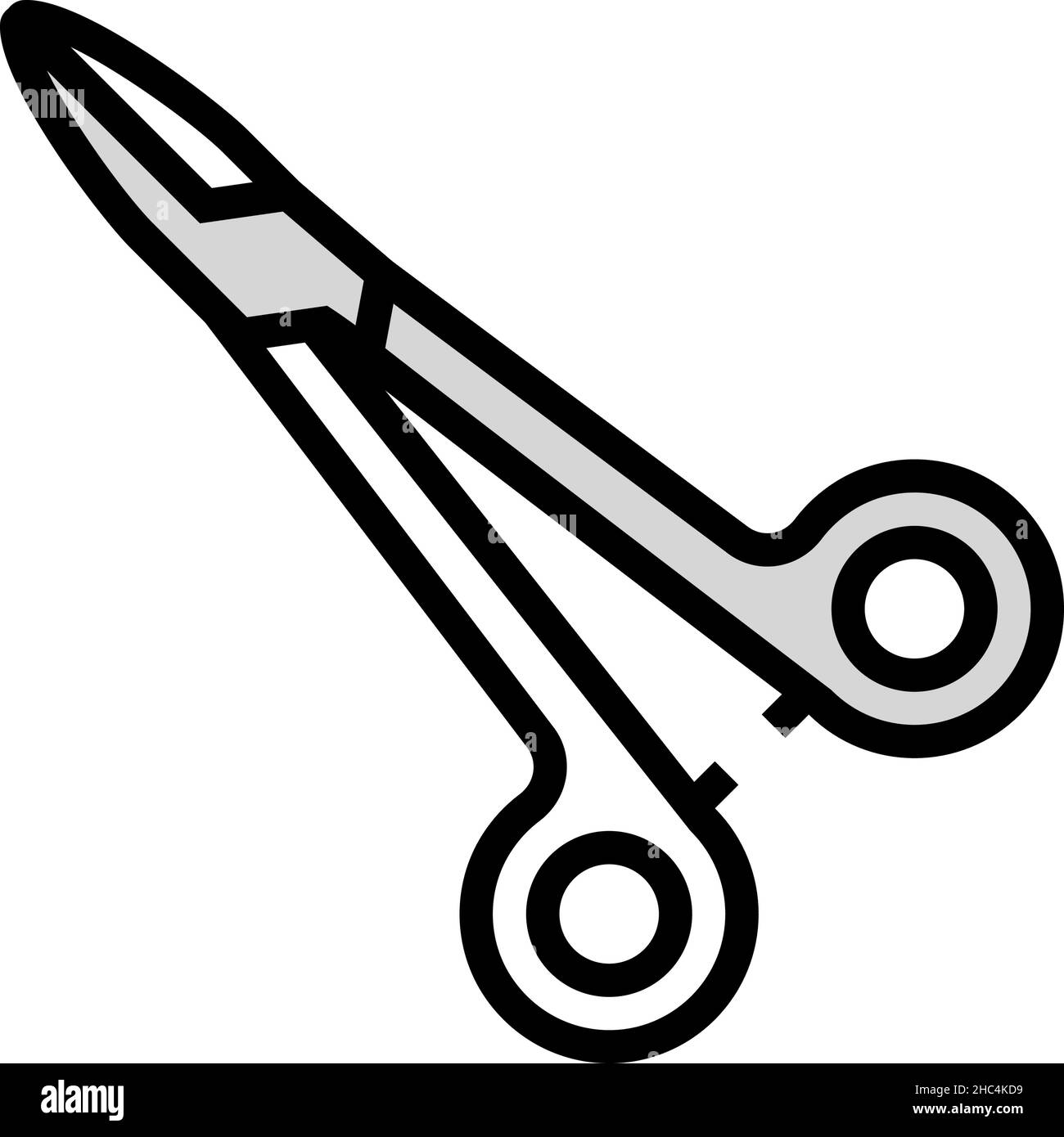 forceps medical color icon vector illustration Stock Vector Image & Art ...