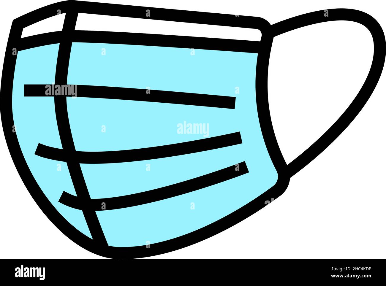 face mask color icon vector illustration Stock Vector Image & Art - Alamy