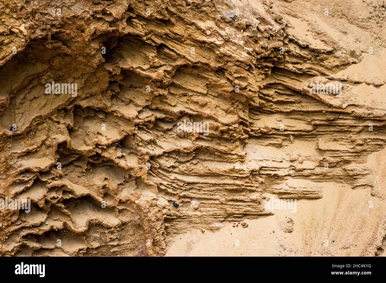 Sandy slope blown by the wind, sand texture Stock Photo - Alamy