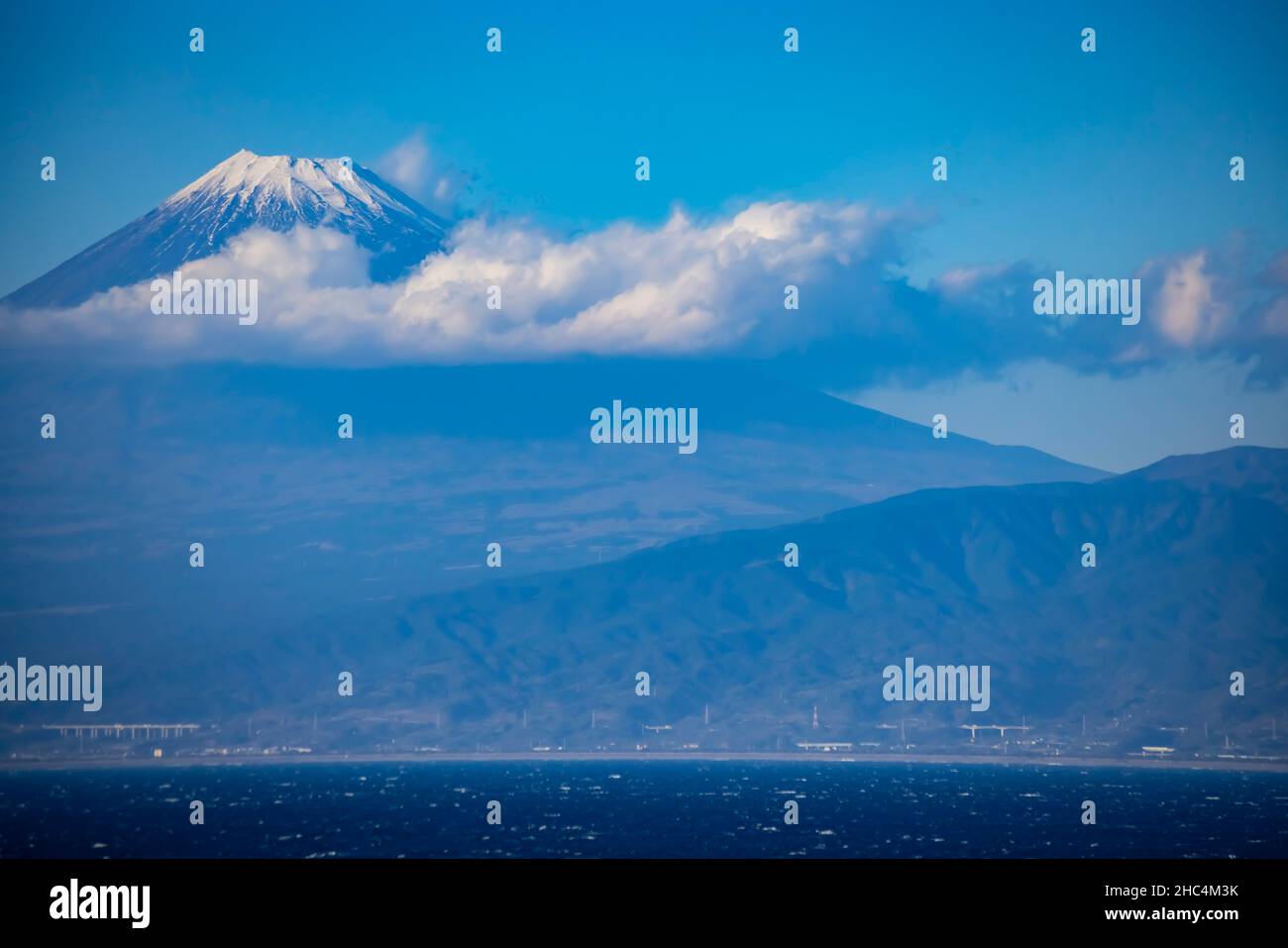 Cloud in the blue sky at Mt.Fuji in Japan Stock Photo - Alamy