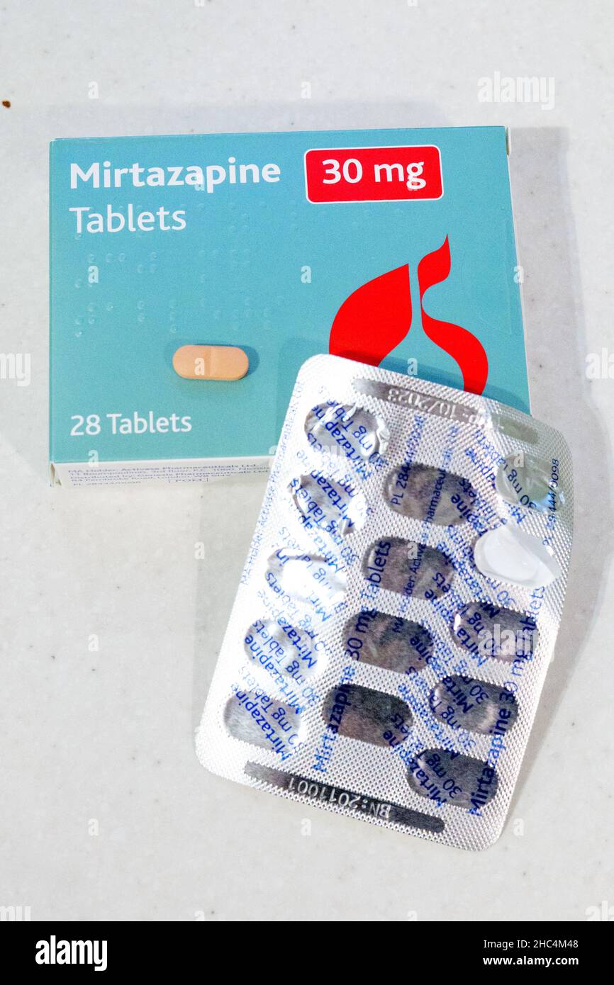 Mirtazapine, an atypical antidepressant, otherwise known as Remeron and ...