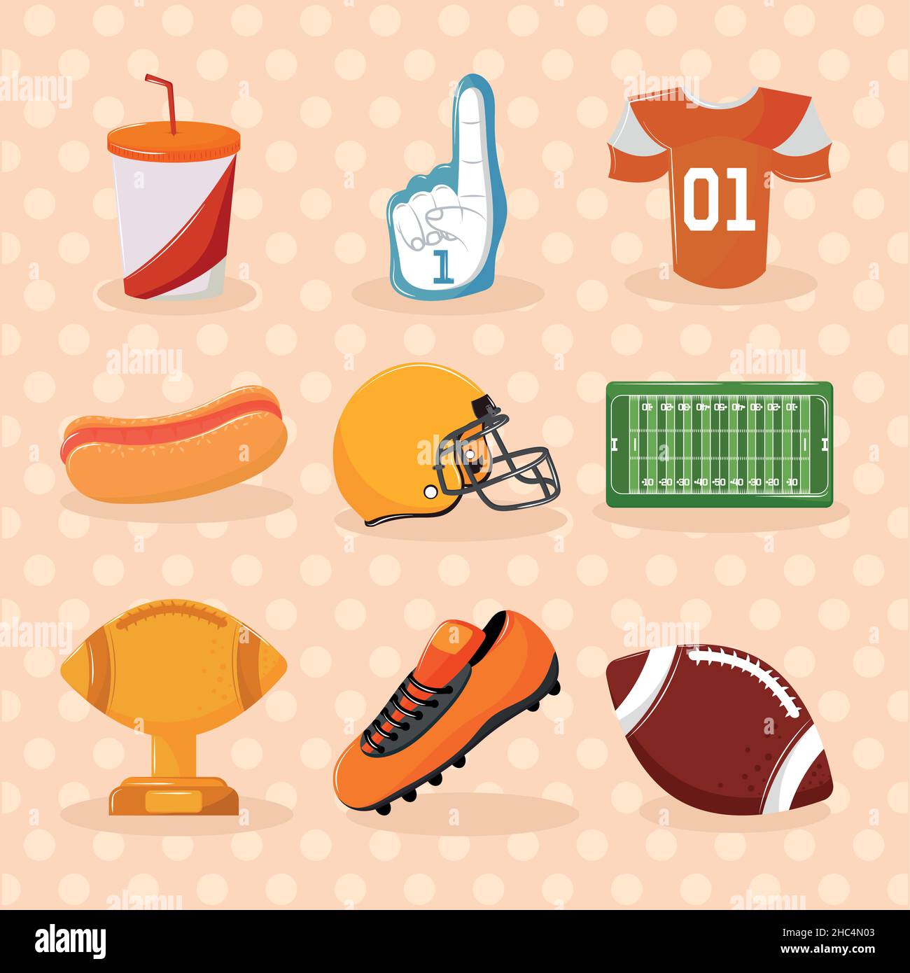 Dog play football ball Stock Vector Images - Alamy