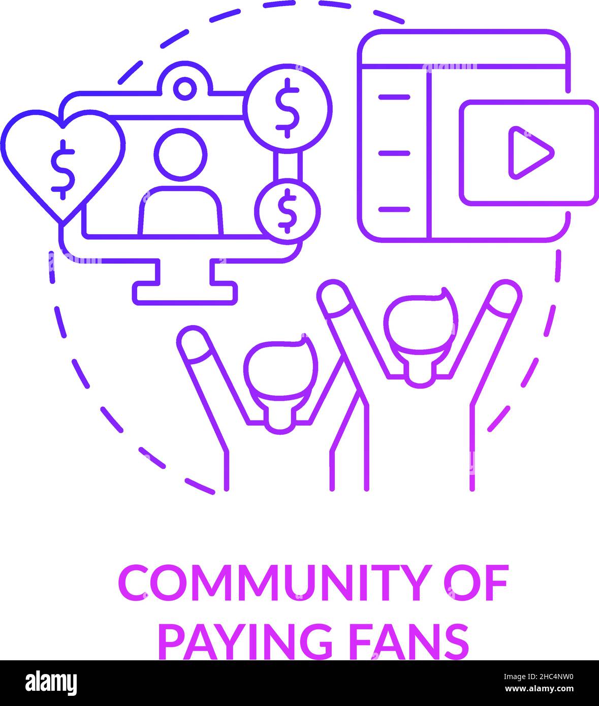 Paying audience Stock Vector Images - Alamy