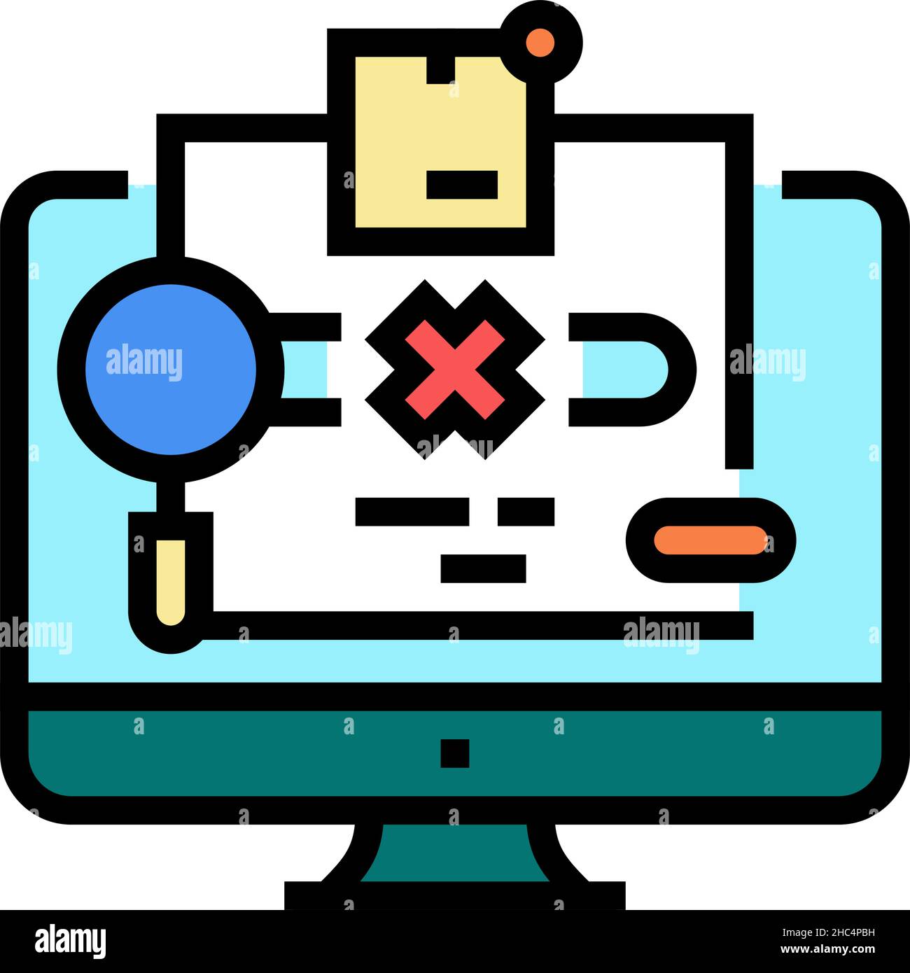 Lost parcel Stock Vector Images - Alamy