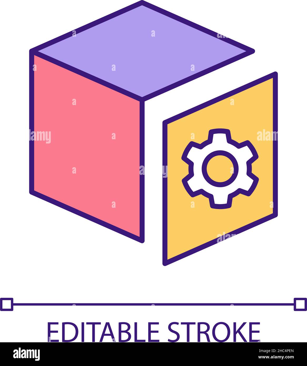 Digital components production Stock Vector Images - Alamy