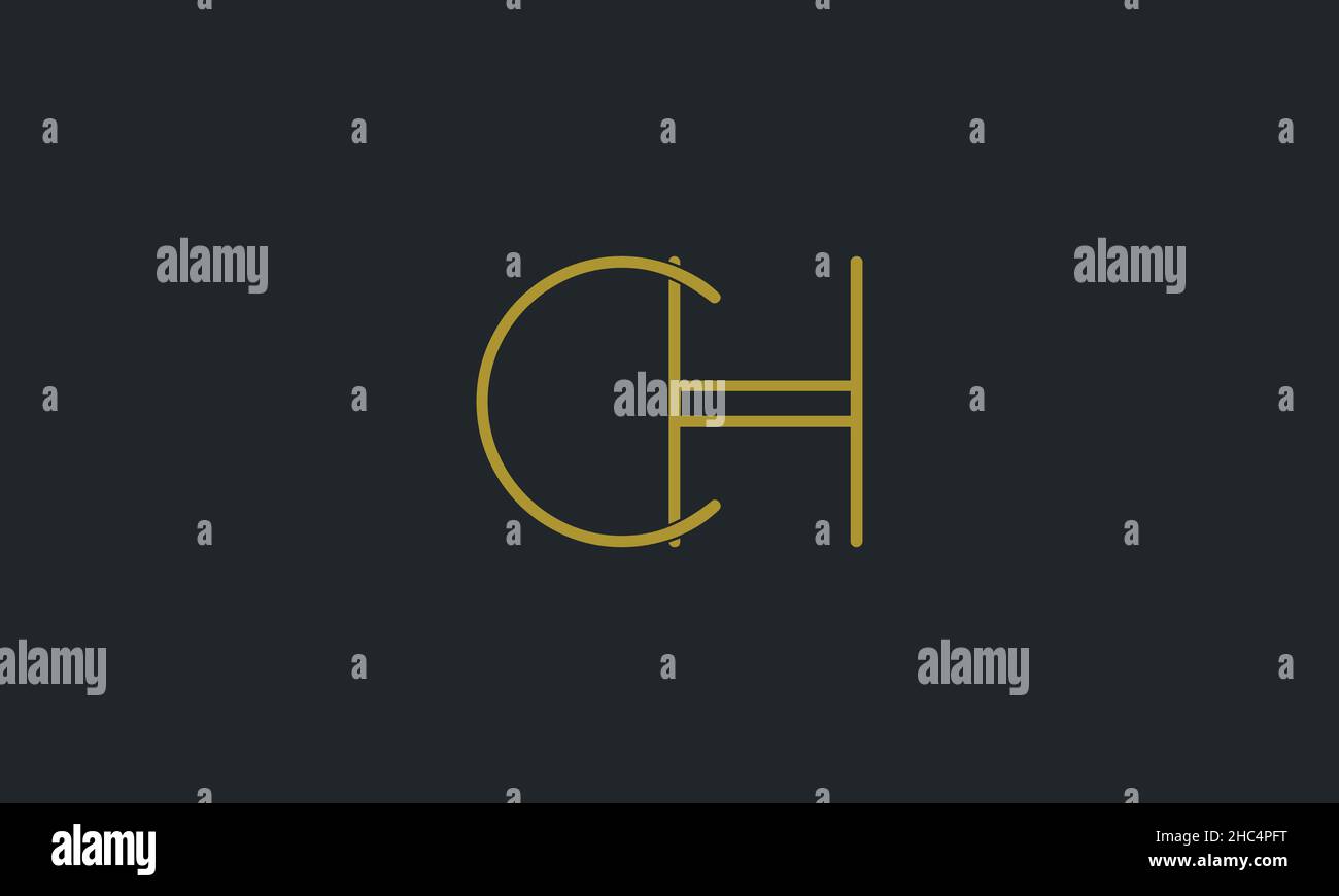 Initial letter ch hi-res stock photography and images - Alamy