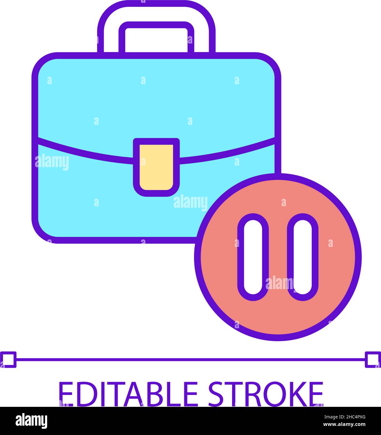 Missed work days RGB color icon Stock Vector Image & Art - Alamy