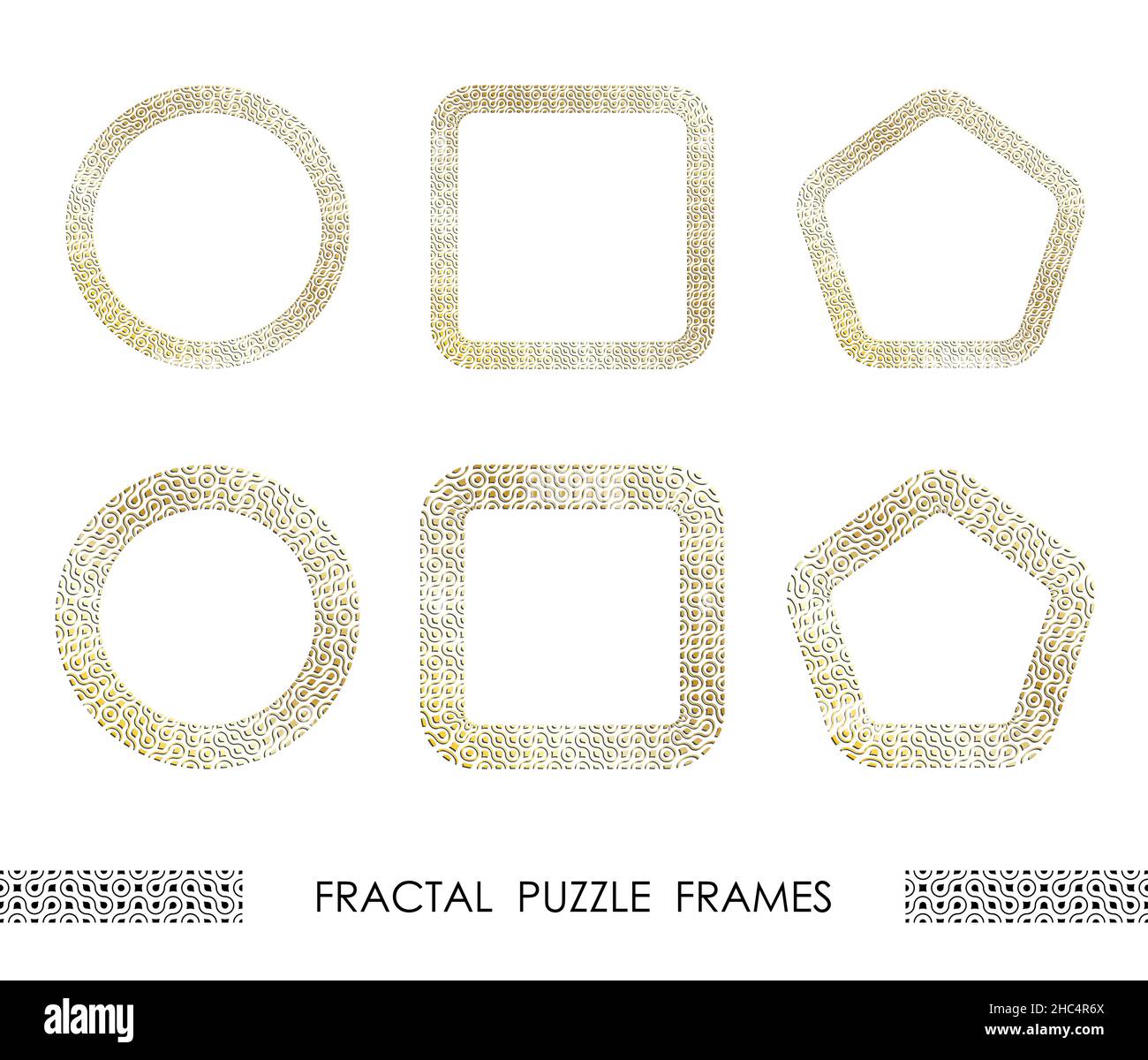 Fractal frames hi-res stock photography and images - Alamy
